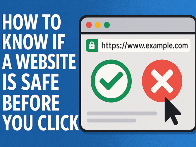 How to Know if a Website is Safe Before You Click