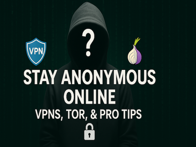 How to Stay Anonymous Online: VPNs, Tor & More