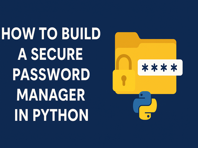 How To Build A Secure Password Manager In Python